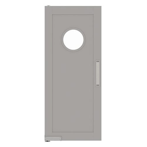 Maritime Single Porthole Nautical Swinging Butler Door Stock