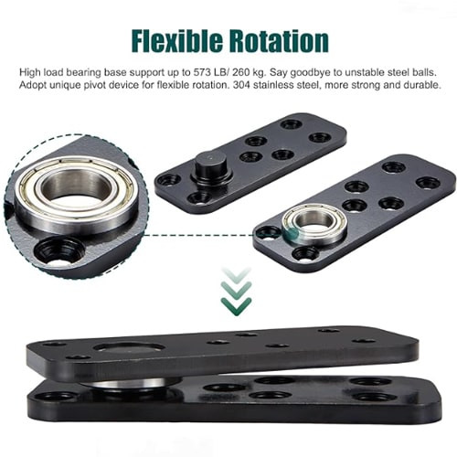 Heavy Duty Invisible Hidden Door Hinge 180 or 360 Rotation