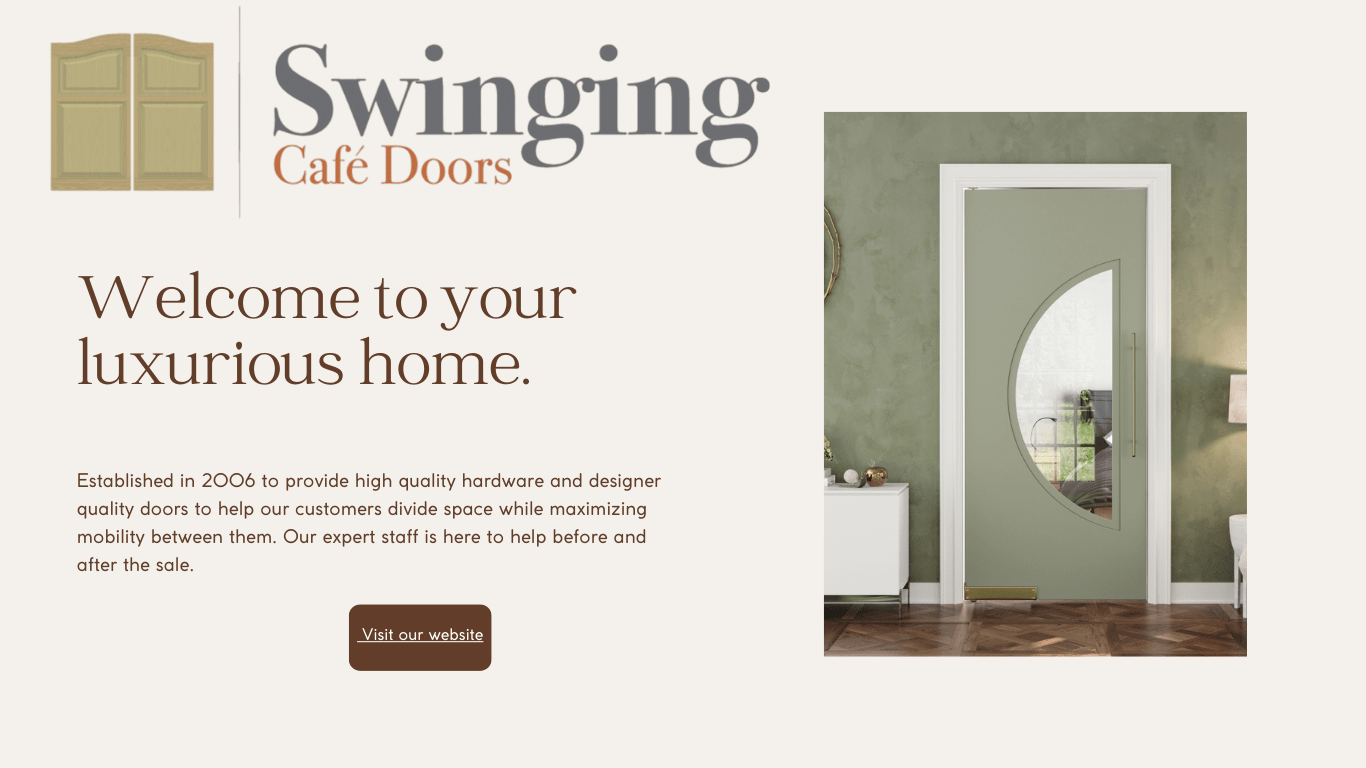 Embrace Elegance with Stunning Contemporary Cafe Doors Design ...