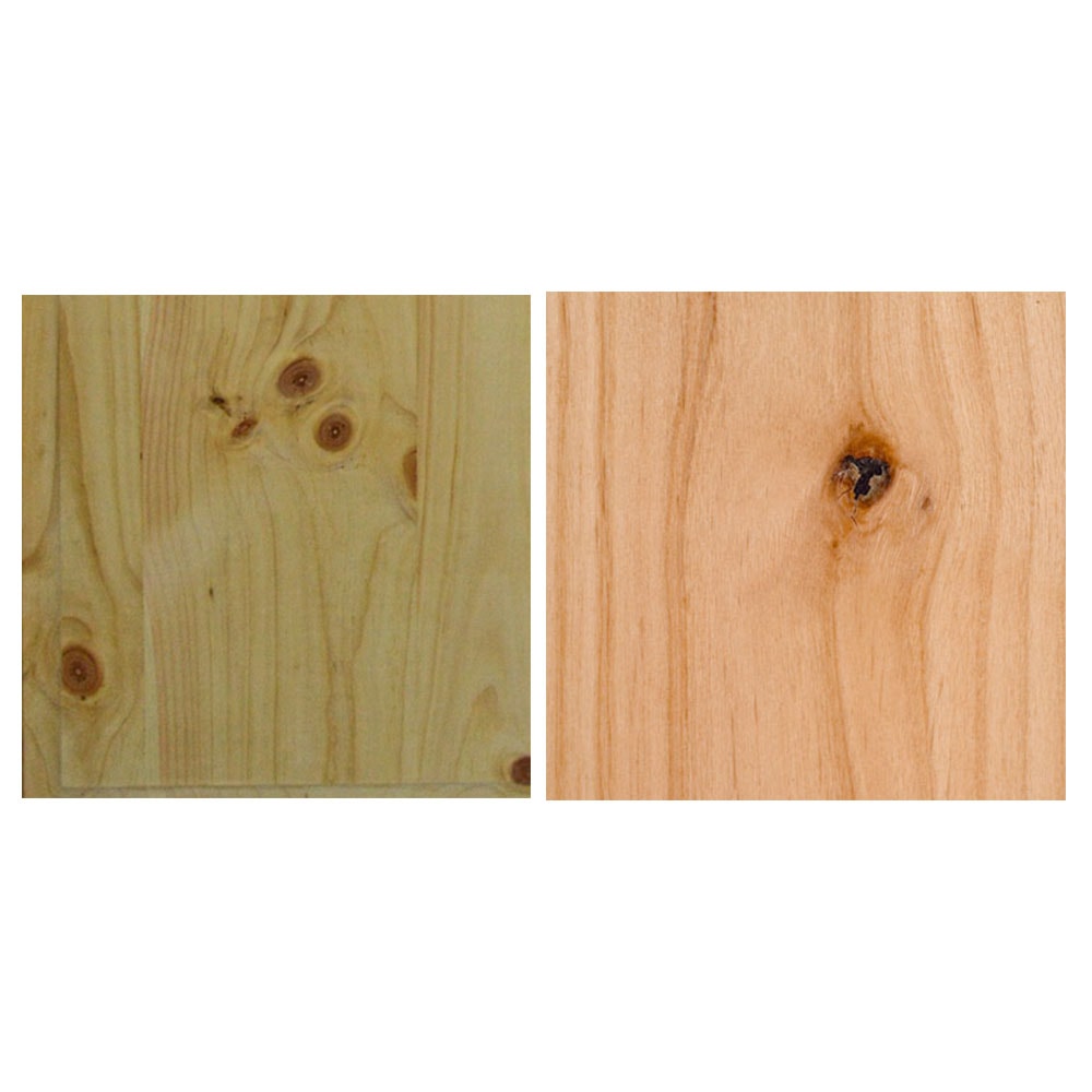 Which Wood Is Better Rustic Alder Or Eastern White Pine Swinging