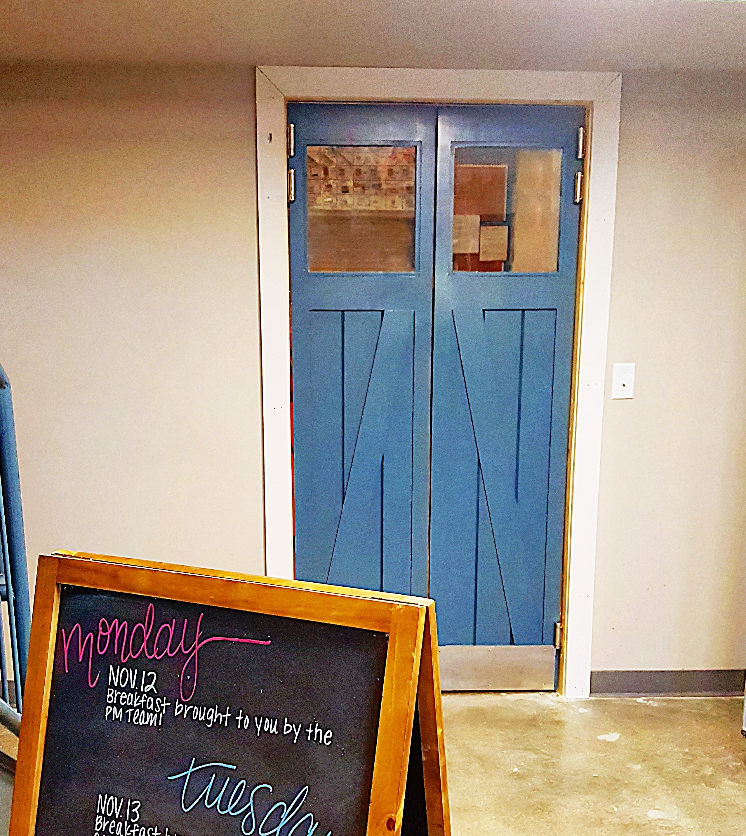 Rustic Modern Charm with Barn and Cafe Doors for Businesses - Swinging ...