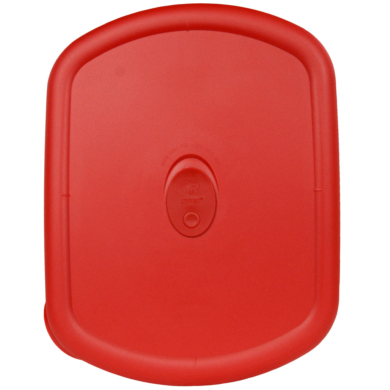 Pyrex 8212-VPC 3qt Poppy Red Oblong Vented Replacement Lid | Helton ...