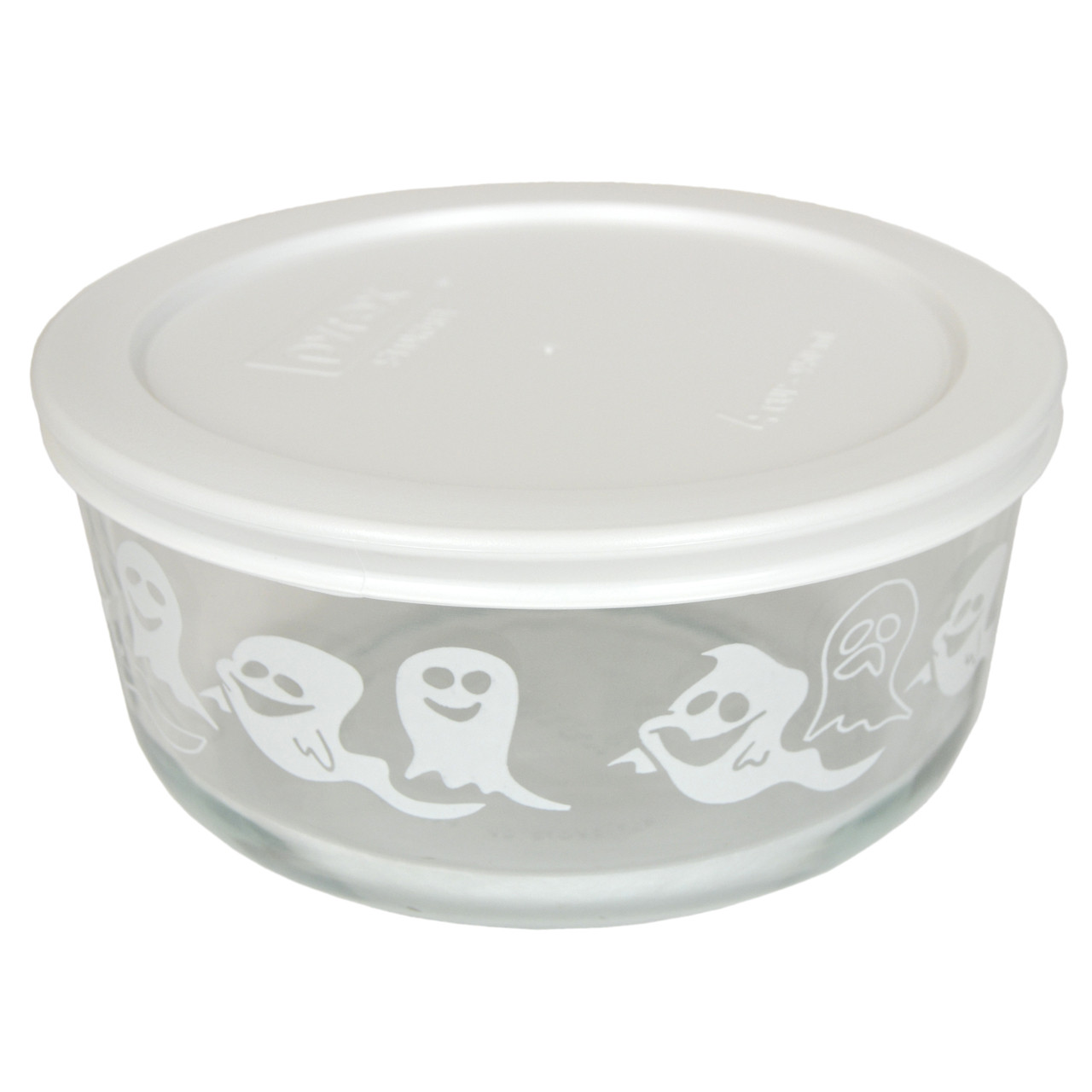 Pyrex Halloween Ghost Bowl with White Lid | Helton Tool & Home
