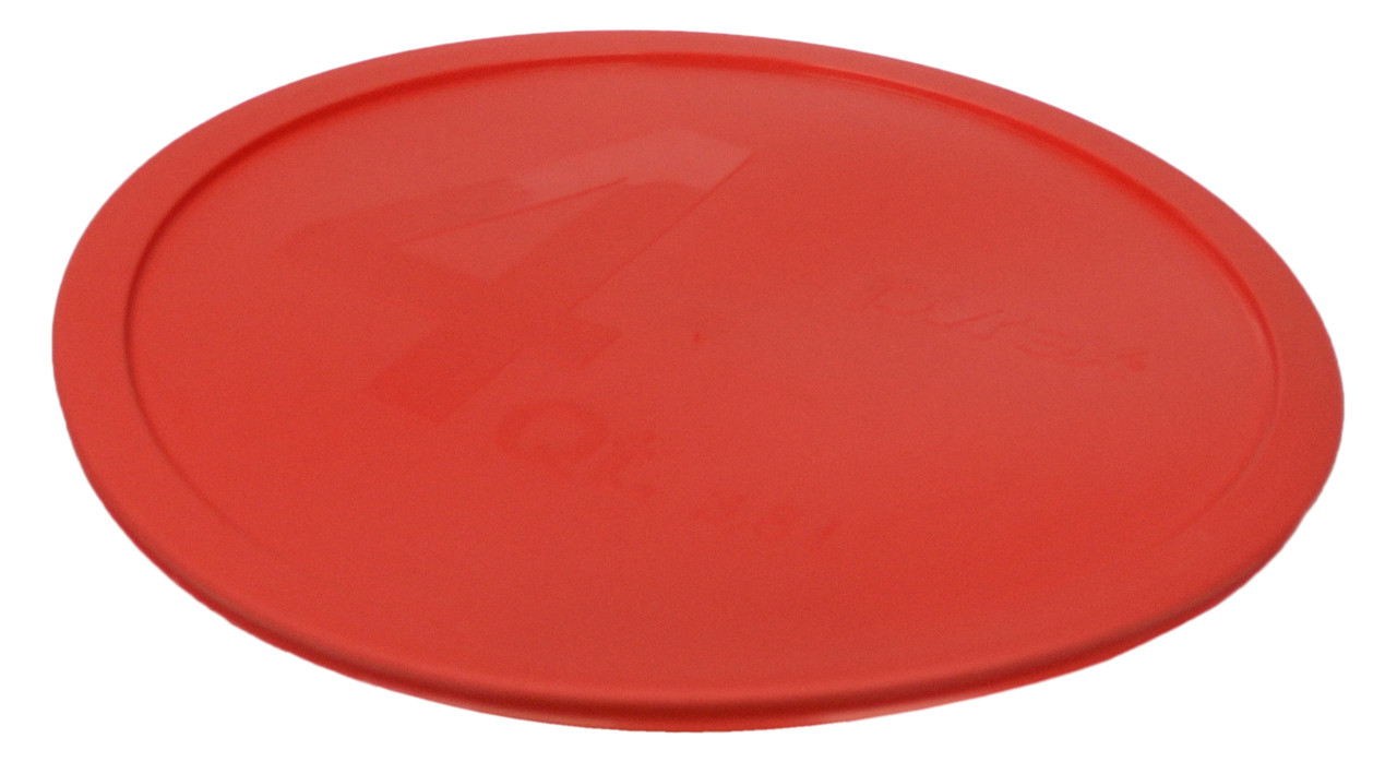 Pyrex 024-PC Red Round Plastic Lid | Helton Tool & Home