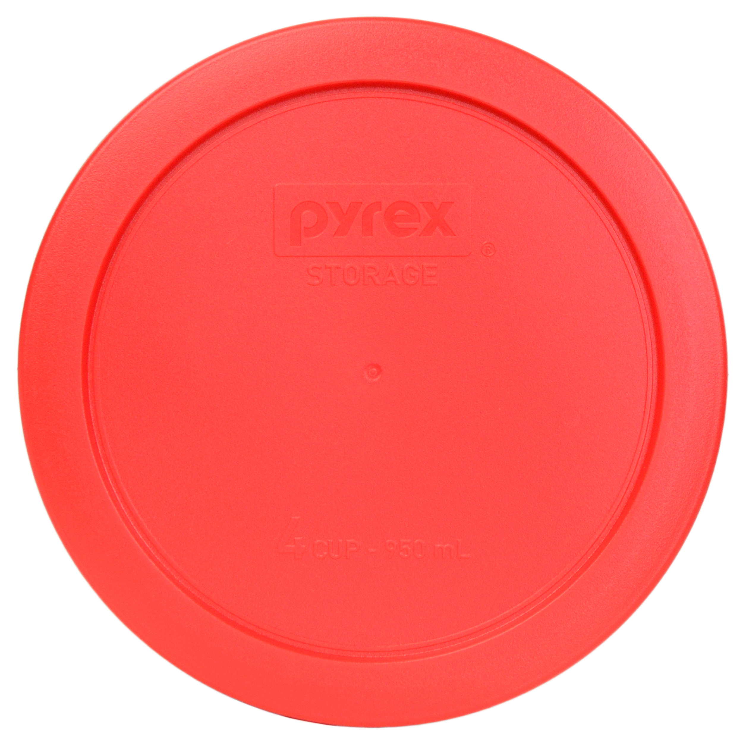 Pyrex Red Replacement Lids 7202-PC, 7200-PC, 7201-PC, 7402-PC | Helton ...