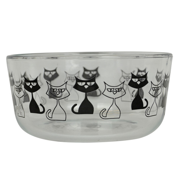 Pyrex Black Cat Glass Bowl & Black 7201-PC | Helton Tool & Home
