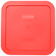 Pyrex 8704-PC 6.5 Cup Red Square Replacement Lid | Helton Tool & Home