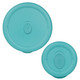 Pyrex Pro 8200-VPC and 8202-VPC Turquoise Round Vented Food Storage ...