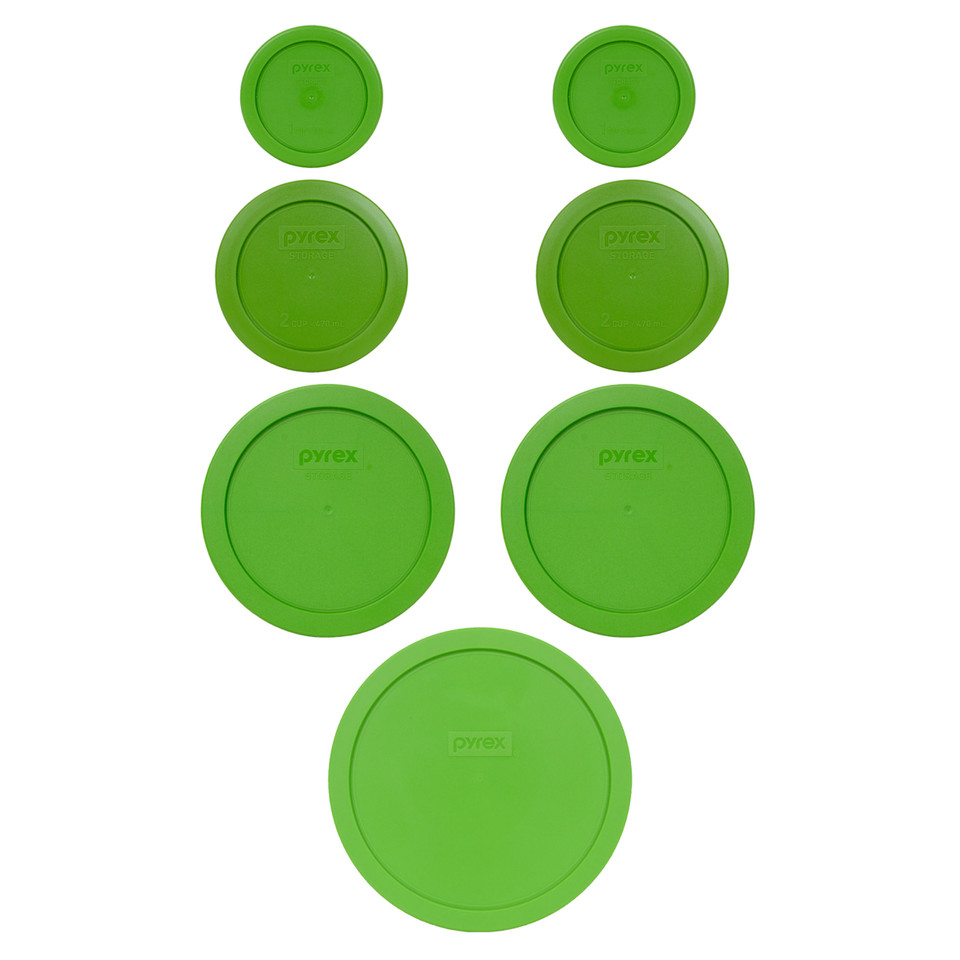 Pyrex Pink Round Plastic Lid Trio | Helton Tool & Home