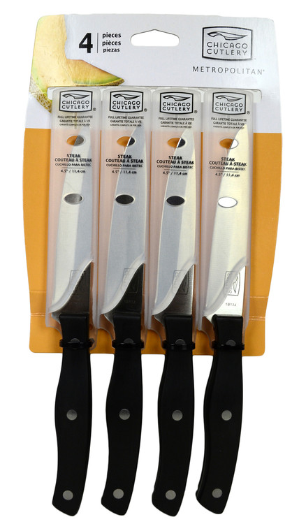 Chicago Cutlery Metropolitan 4pc Steak Knife Set