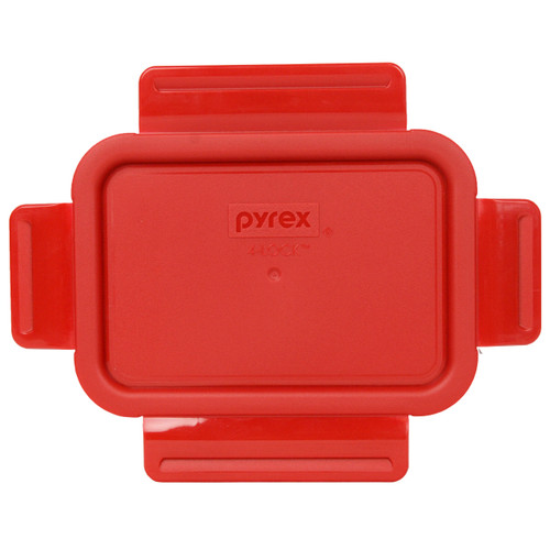 Pyrex 8602 4-Lock/Freshlock Poppy Red Plastic Replacement Lid Cover ...