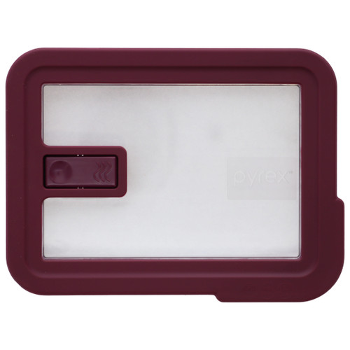 Pyrex 7210-R 3-Cup No-Leak Vented Plum Purple Replacement Food Storage ...