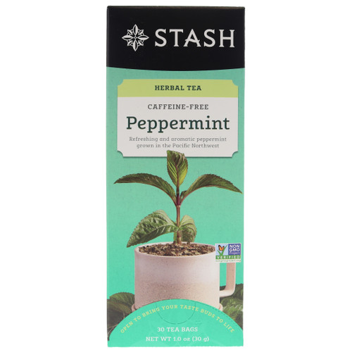 Stash Peppermint Herbal Tea 30-Bag Box | Helton Tool & Home