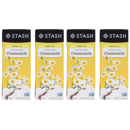 Stash Chamomile Herbal Tea 30-bag Box (4-Pack) | Helton Tool & Home