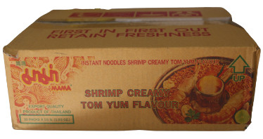 MAMA CREAMY TOM YUM SHRIMP NOODLE 55GX5X6 (BOX) - Lek's Asian Market