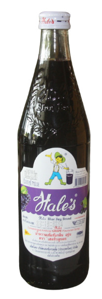 HALE'S BLUE BOY SYRUP PURPLE GRAPE 710ML - Lek's Asian Market