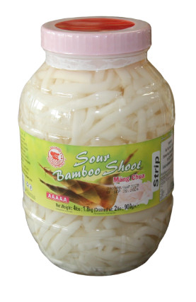 RED DRAGO SOUR BAMBOO SHOOT STRIPS 1.8KG - Lek's Asian Market
