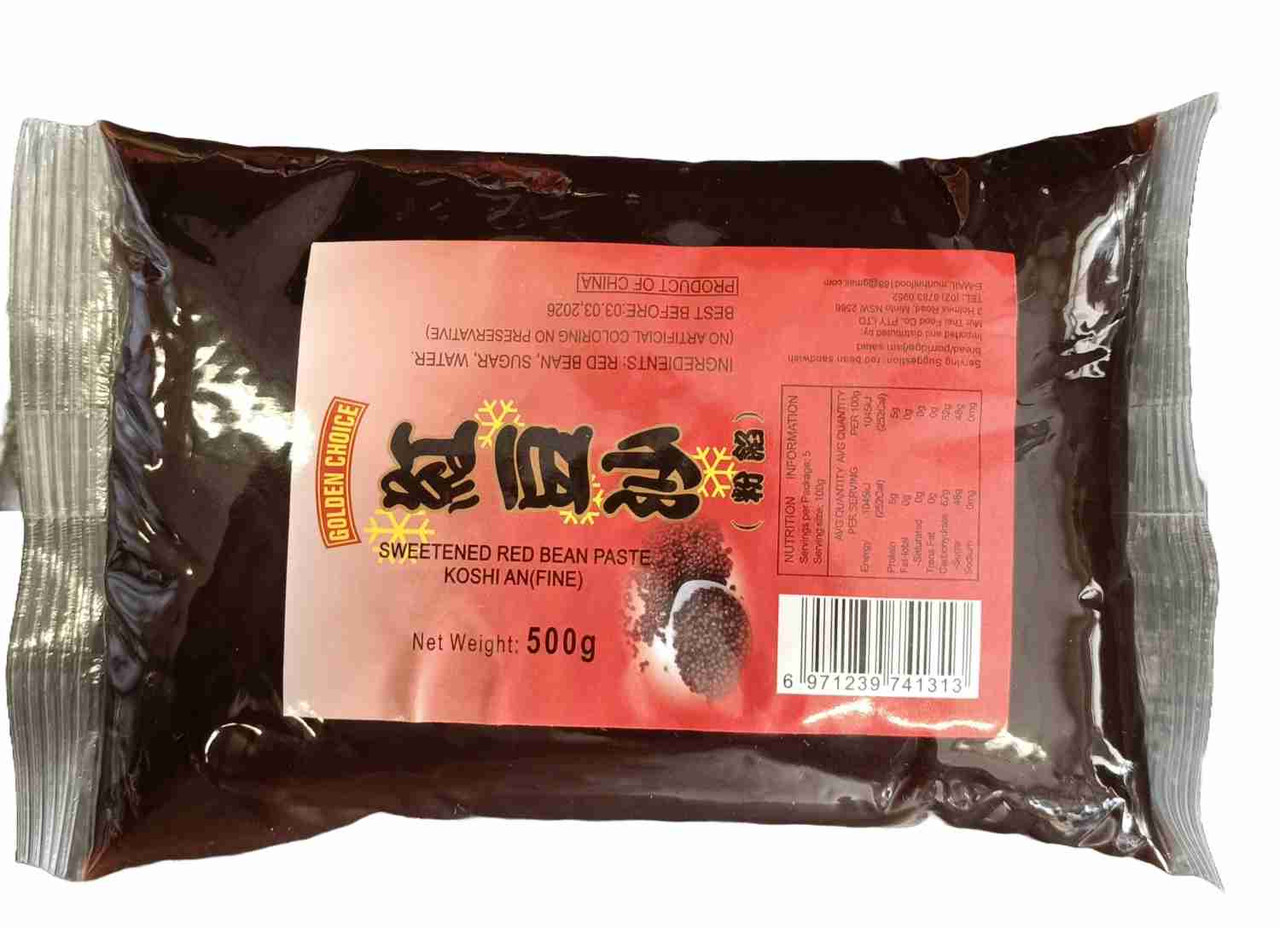 GOLDEN CHOICE SWEETENED RED BEAN PASTE 500G - Lek's Asian Market