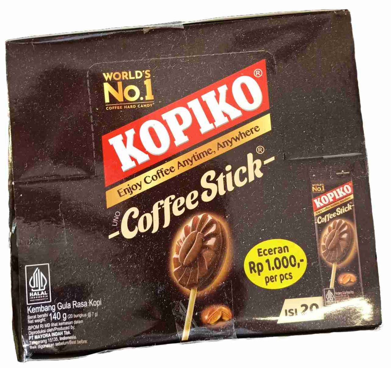 KOPIKO COFFEE STICK ( 7G X 20 ) BOX - Lek's Asian Market