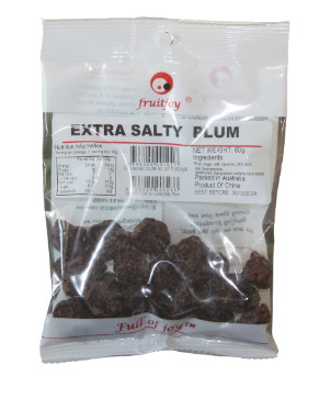 FRUIT JOY EXTRA SALTY PLUM 60G - Lek's Asian Market