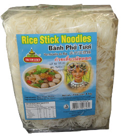 THAI TOP CHOICE RICE STICK NOODLES 1MM 1KG - Lek's Asian Market