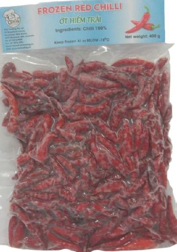 FROZEN RED CHILLI 400G - Lek's Asian Market