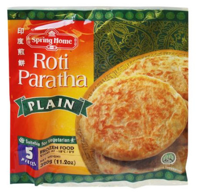 SPRING HOME ROTI PARATHA PLAIN 5 PC - Lek's Asian Market