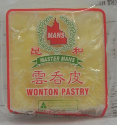 MASTER MANS WONTON PASTRY YELLOW 300G - Lek's Asian Market