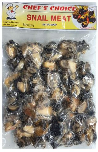 FROZEN COOKED SNAIL MEAT 250G - Lek's Asian Market