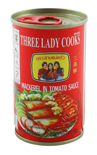 3 LADY MACKEREL W/TOMATO SAUCE 155G - Lek's Asian Market