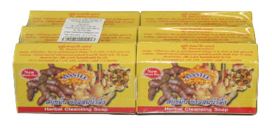 ASANTEE TURMERIC & GINGER SOAP 125GX6 (PACK) - Lek's Asian Market