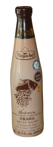 MEGACHEF DARK SWEET SOY SAUCE 500ML - Lek's Asian Market
