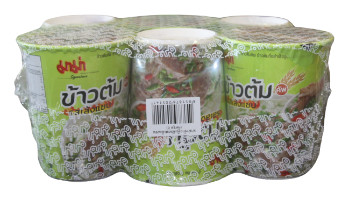 MAMA INSTANT RICE SOUP SPICY LENG CUP 40GX6 (PACK) - Lek's Asian Market