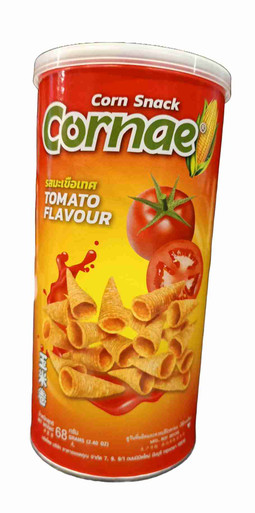 CORNAE CORN SNACK TOMATO FLAVOUR 68G - Lek's Asian Market