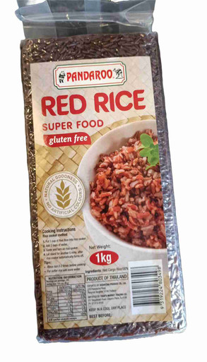 PANDAROO RED RICE 1KG - Lek's Asian Market