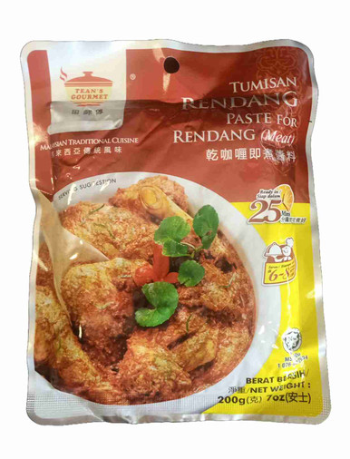 TEAN'S RENDANG PASTE 200G - Lek's Asian Market