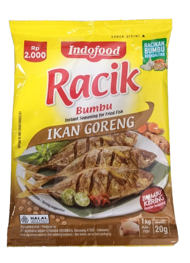 INDOFOOD SPICE RACIK IKAN GORENG 20G - Lek's Asian Market