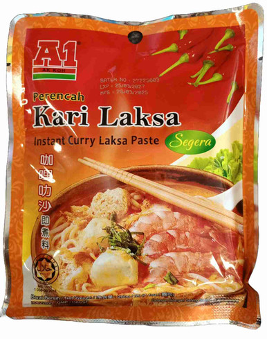 A1 INSTANT CURRY LAKSA PASTE 200G - Lek's Asian Market