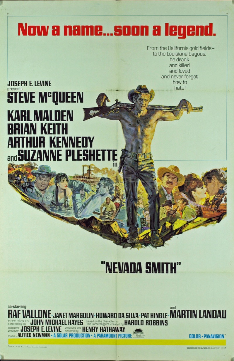 Original Nevada Smith (1966) movie poster in AU condition for $125.00