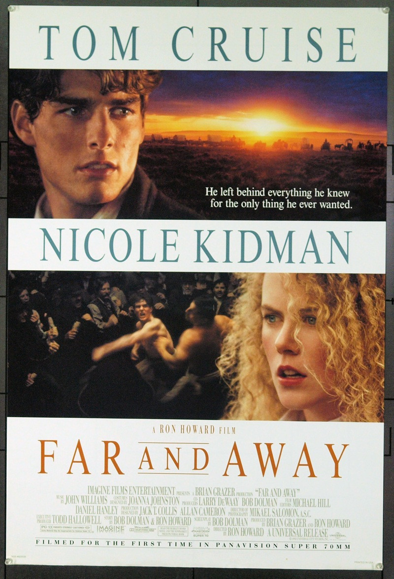 Original Far And Away (1992) movie poster in VF condition for $$35