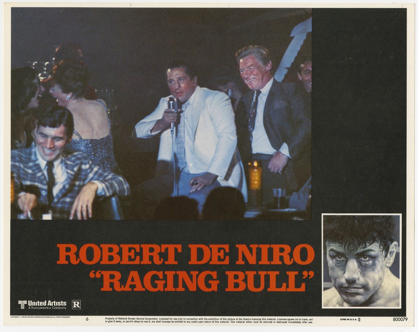 Original Raging Bull (1980) movie poster in C8 condition for $128.00