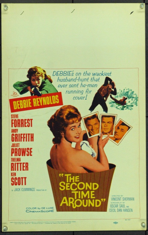 Original Second Time Around, The (1961) movie poster in VG condition ...