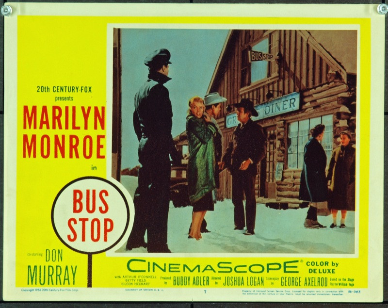 Original Bus Stop (1956) movie poster in VF condition for $550