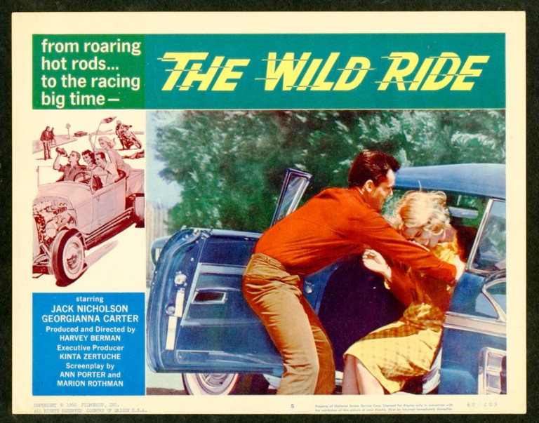 Original Wild Ride, The (1960) movie poster in VF condition for $35.00