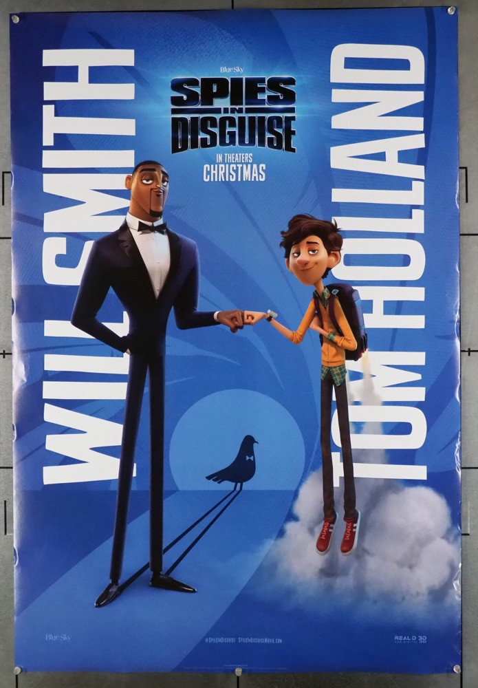 Original Spies In Disguise (2019) movie poster in C8 condition for $45.00