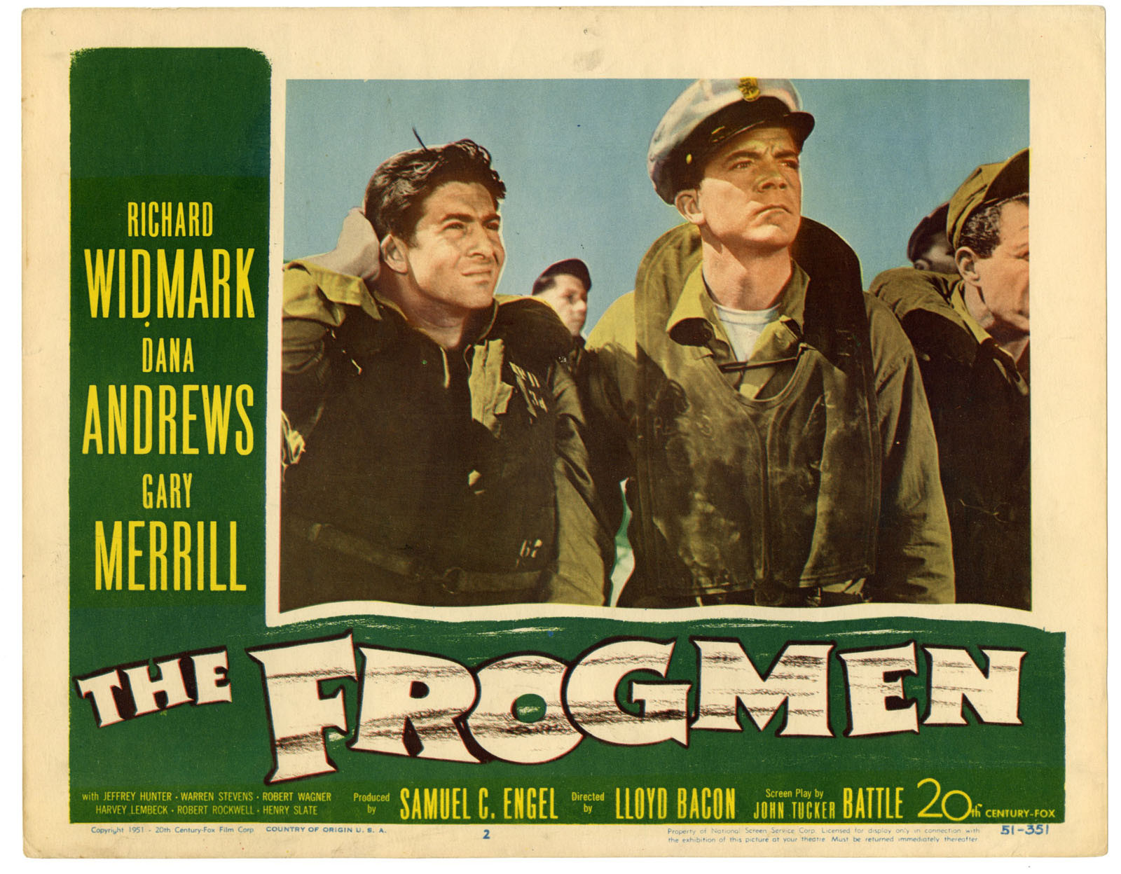 Original Frogmen, The (1951) movie poster in C8 condition for $260.00