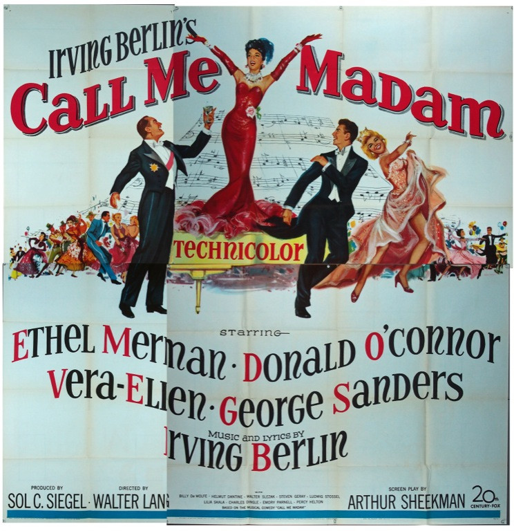 Original Call Me Bwana (1962) movie poster in c8 condition for $300.00