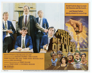 Original Monty Python's The Meaning Of Life (1983) movie poster in C8 ...