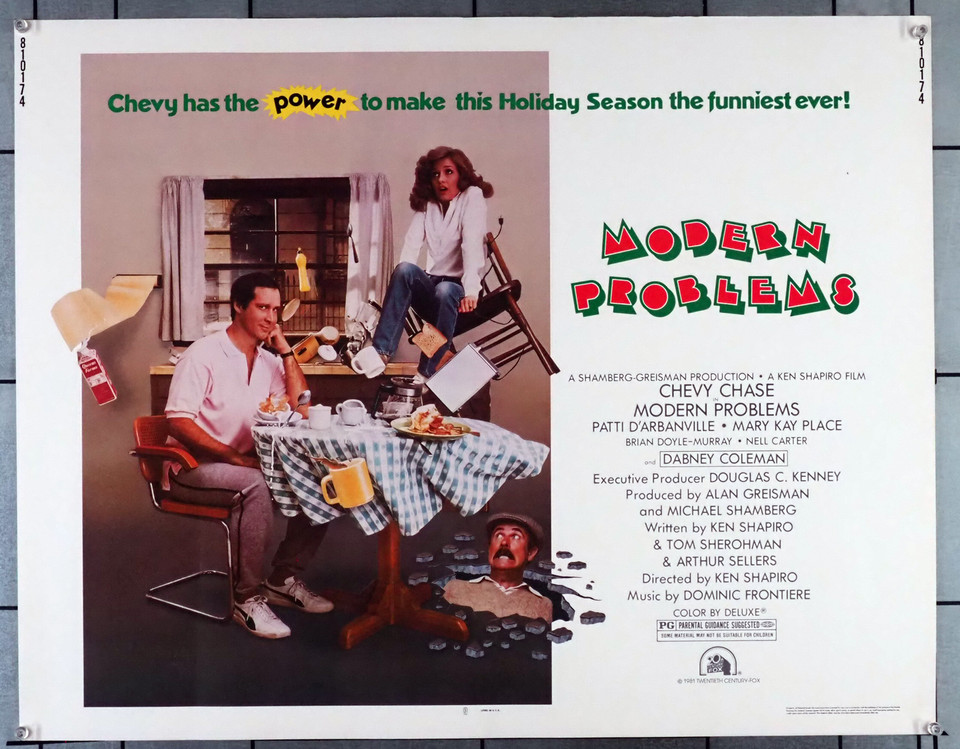 Original Modern Problems (1981) movie poster in NM condition for $30.00