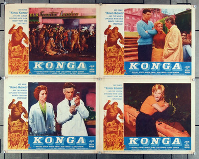 Original Konga (1961) movie poster in V condition for $80.00